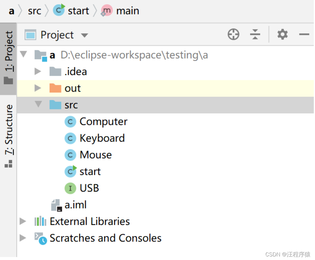 java利用接口实现USB，鼠标，键盘，电脑之间的关系_java编程 检查usb-CSDN博客