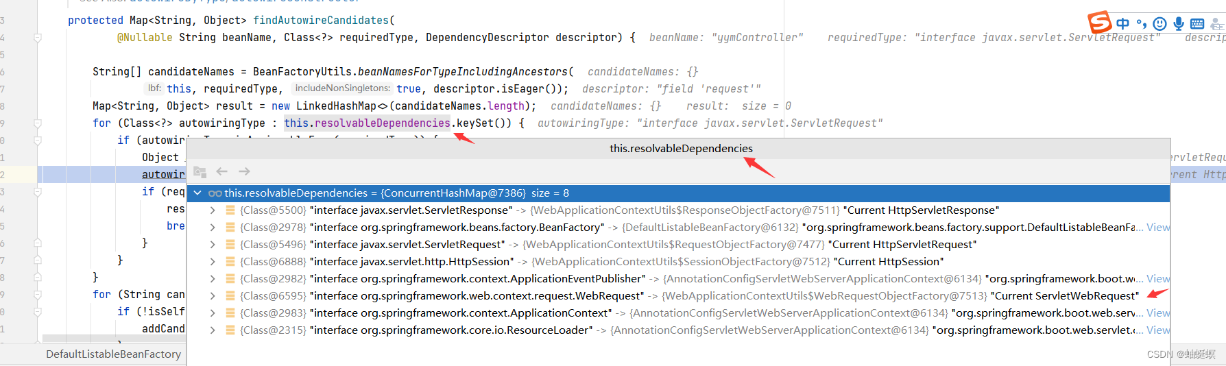 spring bean对象request字段自动注入javax.servlet.ServletRequest_spring 注入request-CSDN博客