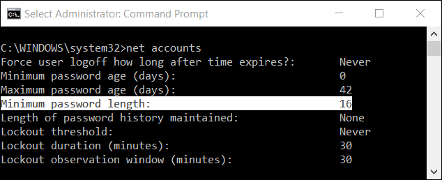 如何在Windows 10中设置最小密码长度-CSDN博客