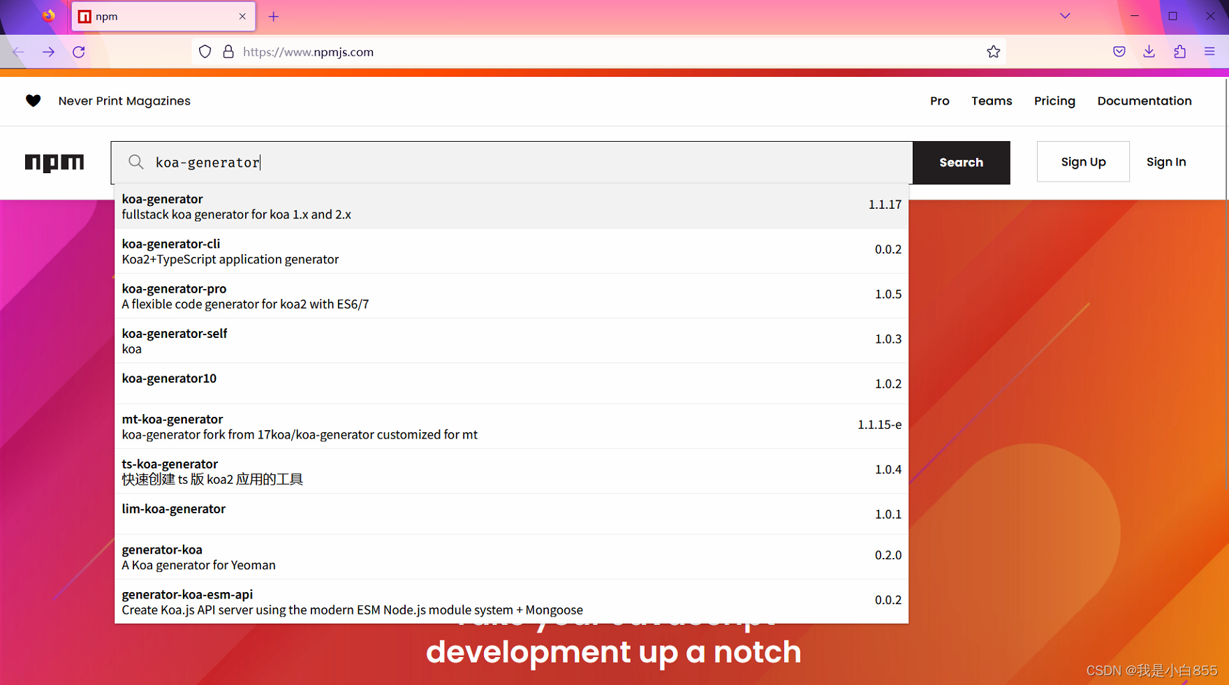 node项目（一） koa脚手架的搭建-CSDN博客