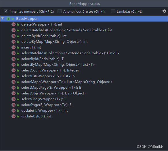 MyBatis-Plus中的通用Mapper接口_mybatisplus mapper-CSDN博客