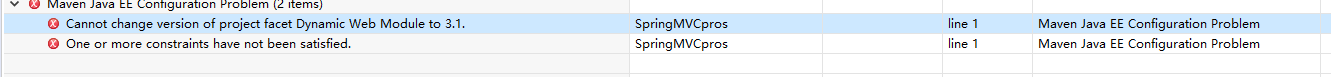 maven update project报错，Cannot change version of project facet Dynamic Web Module to 3.1.(已解决)-CSDN博客