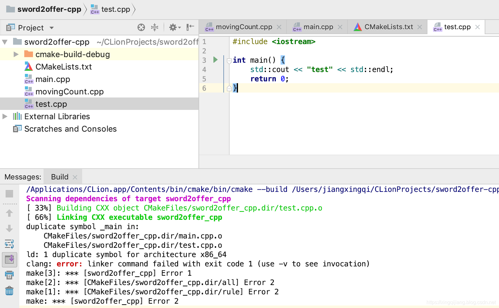 CLion工程下运行多个CPP_clion打开两个项目-CSDN博客