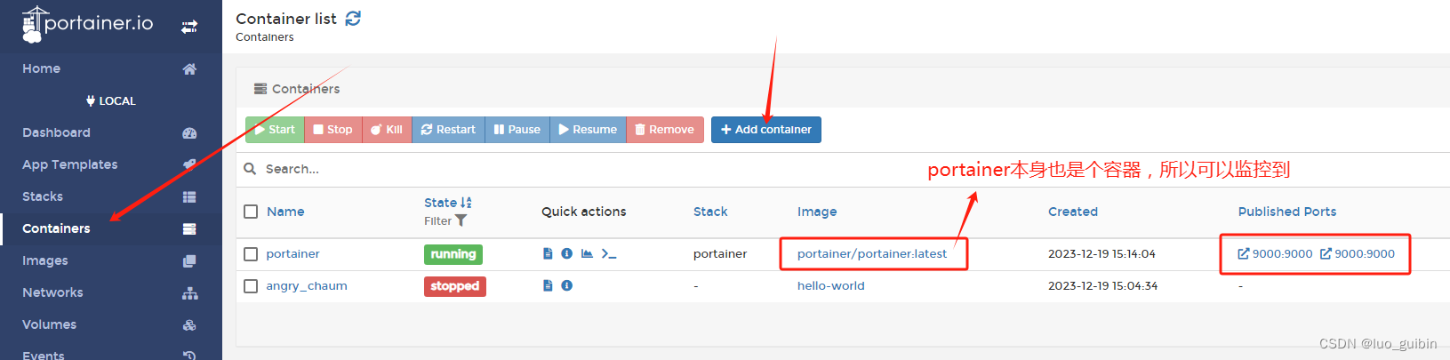 Docker Compose部署容器可视化管理平台portainerportainer Docker Compose Csdn博客 9446