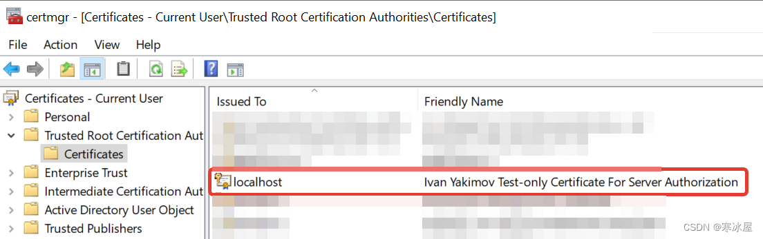 如何在ASP.NET Core中使用证书_dotnetcore配置证书身份验证-CSDN博客