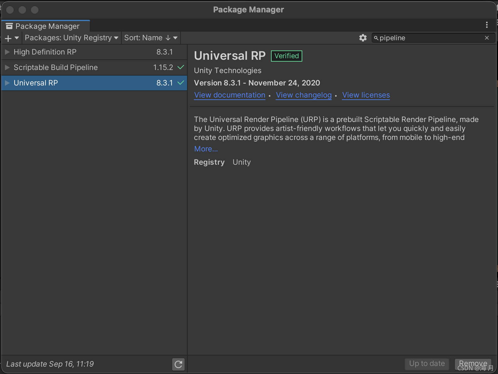 Unity Shader Graph 报错 The Current Render Pipeline Is Not Compatible With This Master Node_unity ...