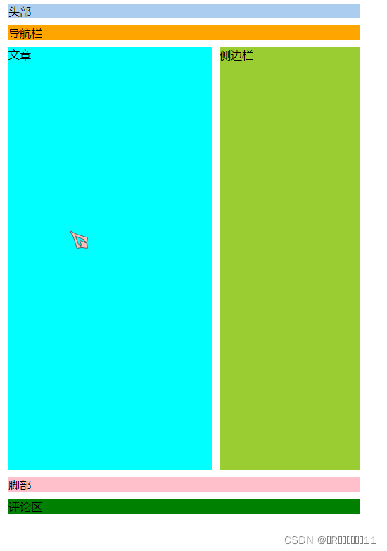 HTML5新增属性布局基本网页_采用html5新增结构元素完成常用页面布局设计-CSDN博客