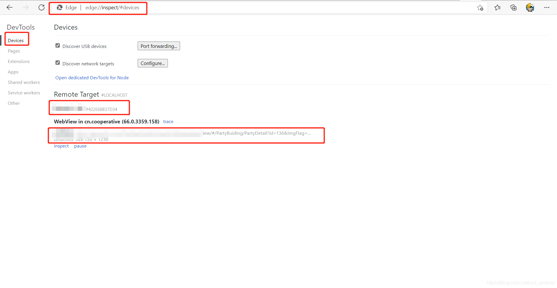 利用Chrome Edge浏览器调试AndroidWebView_edge dev-tools调试webview-CSDN博客