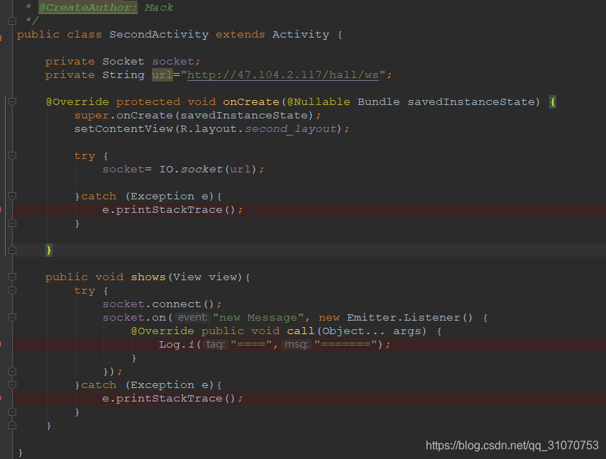 Android 长链接Socket.IO 连不上_android 5.1使用socketio连接不上-CSDN博客