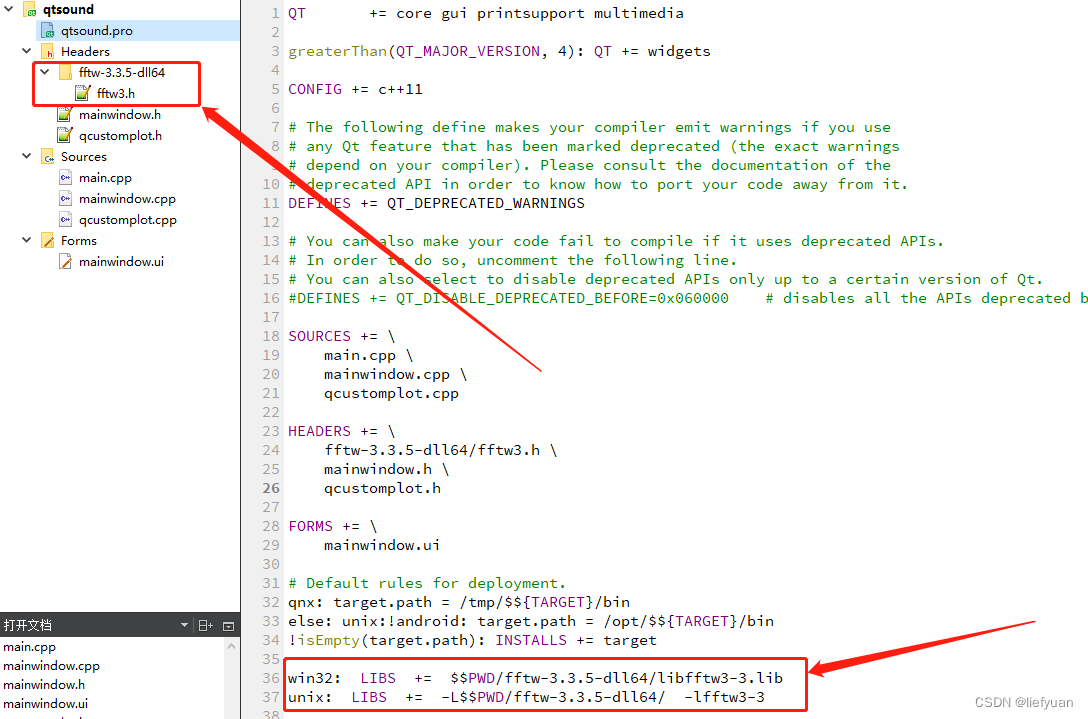 【Qt5】快速傅里叶变换(FFTW库)+QCustomplot_fftw3快速傅里叶变换-CSDN博客