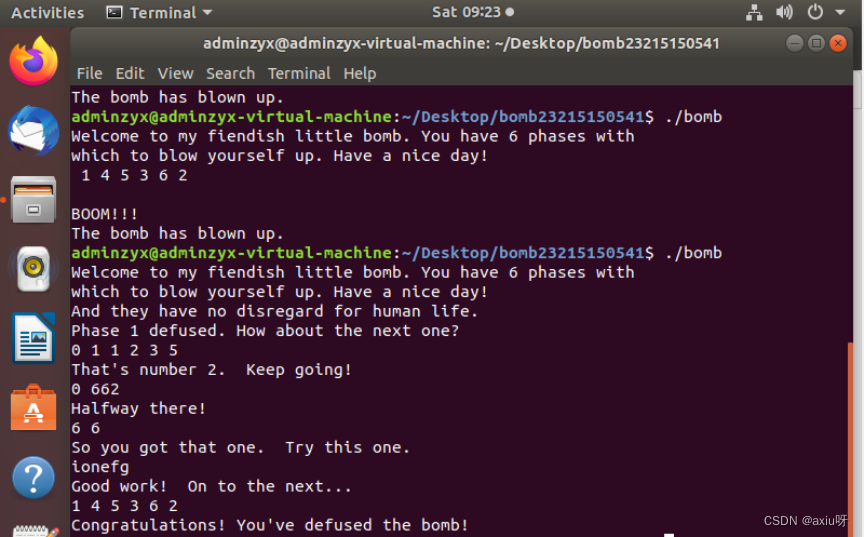 计算机系统基础实训二—BinaryBomb实验_计算机系统实验bomb-CSDN博客