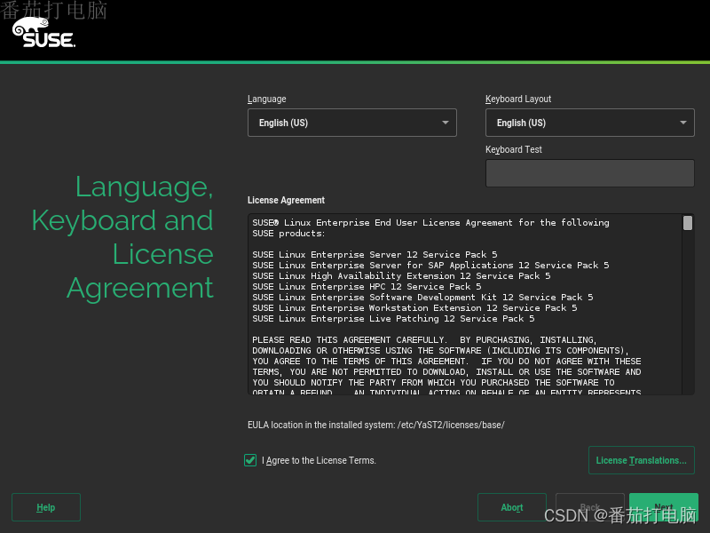 VMware workstation安装SUSE Linux Enterprise Server 12 SP5虚拟机并配置网络_vmware安装suseenterprise版本-CSDN博客