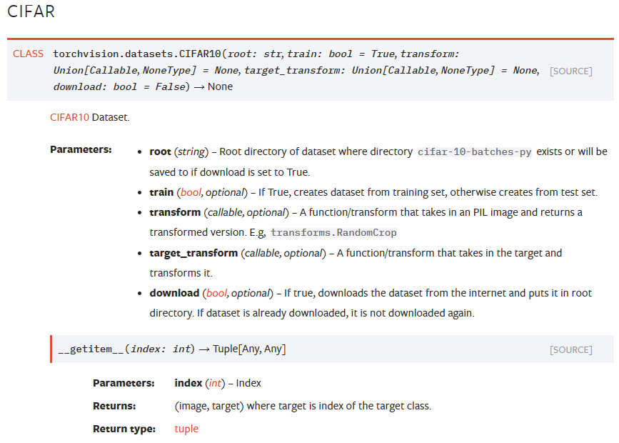 Torchvision中数据集的使用torchvision读取retina Dataset Csdn博客