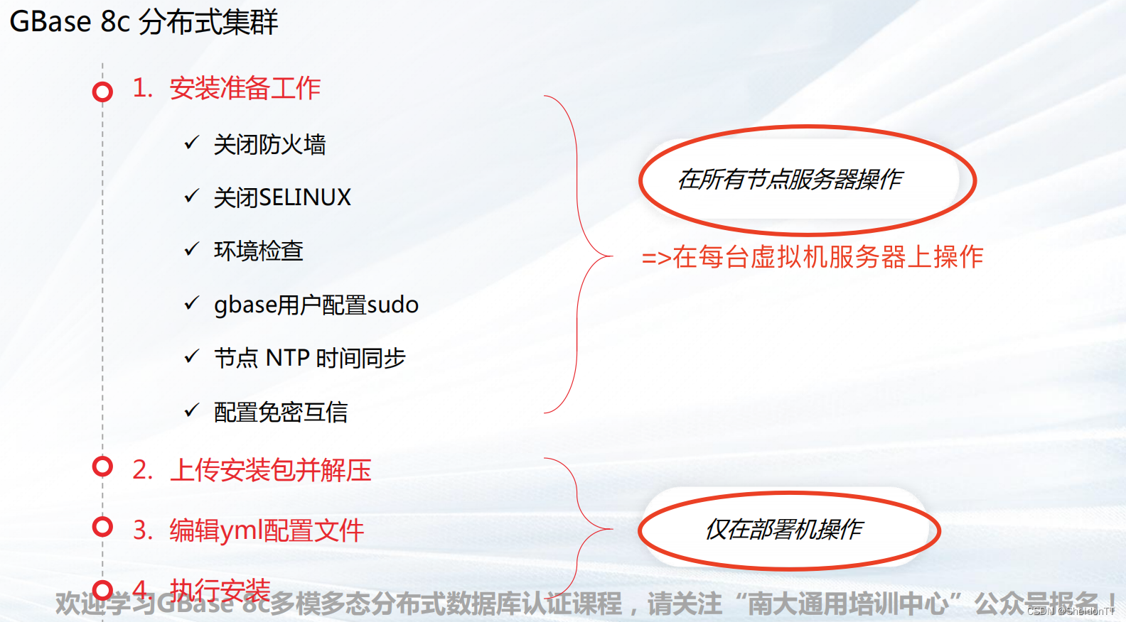 南大通用GBase 8c 多模多态分布式数据库系列二之安装与卸载_gbase8c安装-CSDN博客