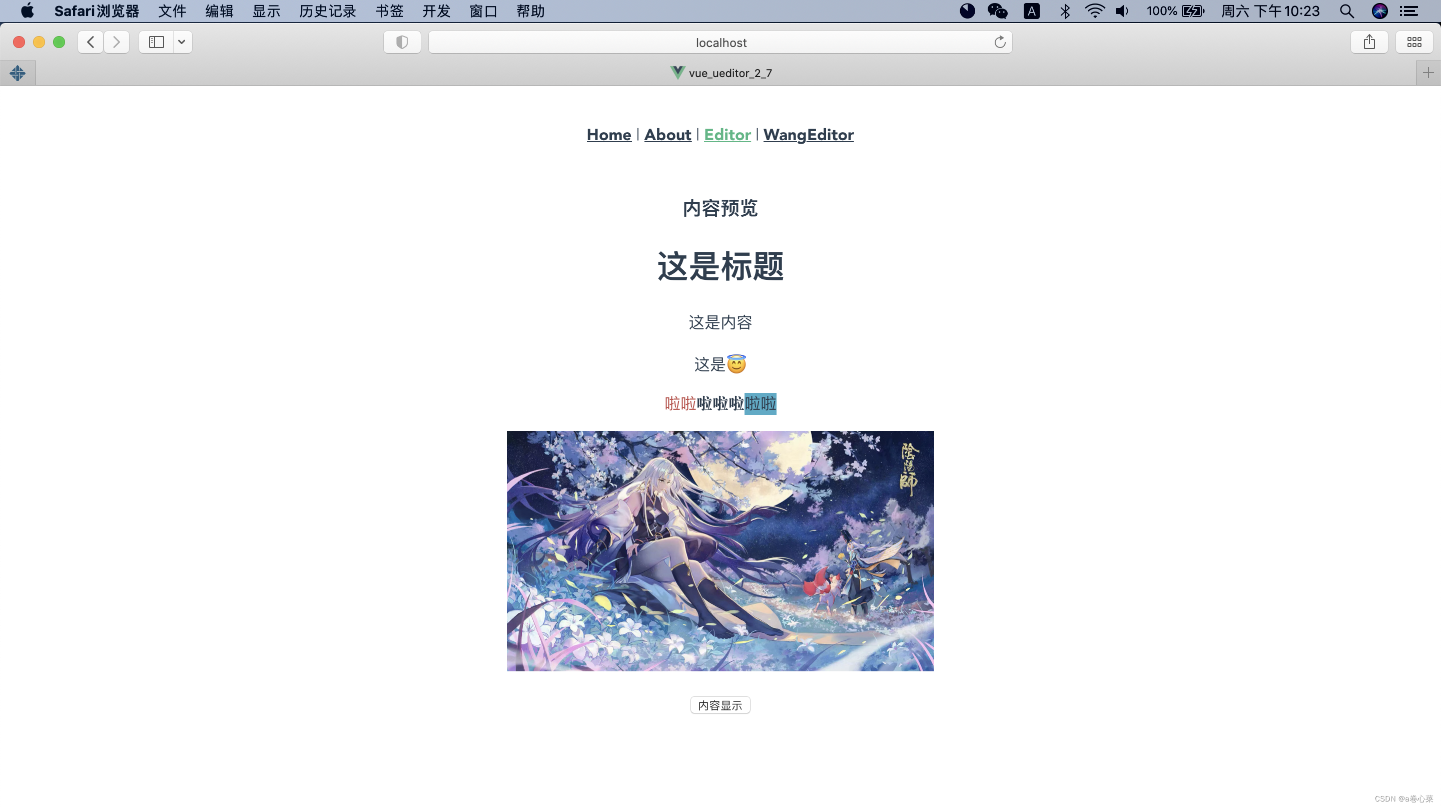 SpringBoot+Vue2整合WangEditor富文本_wangeditor 整合vue加springboot-CSDN博客