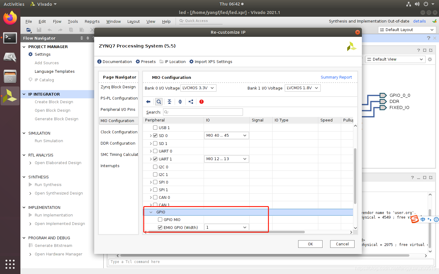 Vivado工程配置petalinux实现linux下控制PL端GPIO_temi430 csdn-CSDN博客