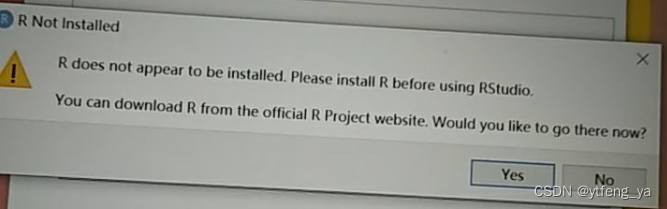 打开Rstudio提示找不到R_r does not appear to be installed-CSDN博客