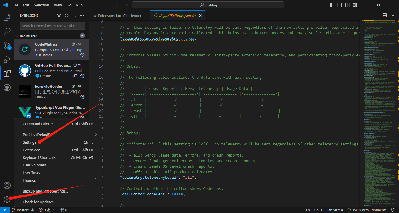 VSCode插件koroFileHeader的使用。-CSDN博客