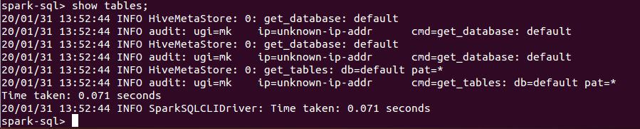 Spark入门（五）Spark SQL shell启动方式(元数据存储在derby)_spark元数据库-CSDN博客