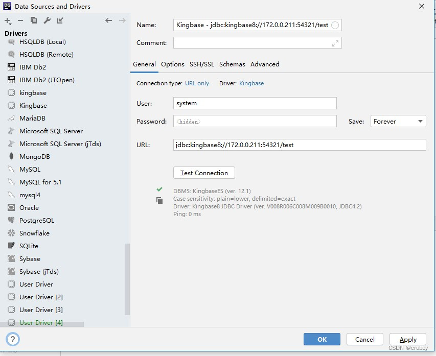datagrip连接人大金仓kingbase8数据库_kingbase datagrip-CSDN博客