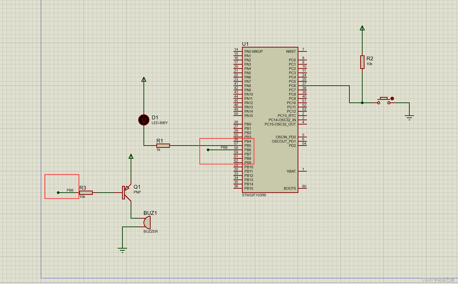 STM32 proteus + STM32Cubemx仿真教程（第三课蜂鸣器教程）_proteus 有源蜂鸣器-CSDN博客