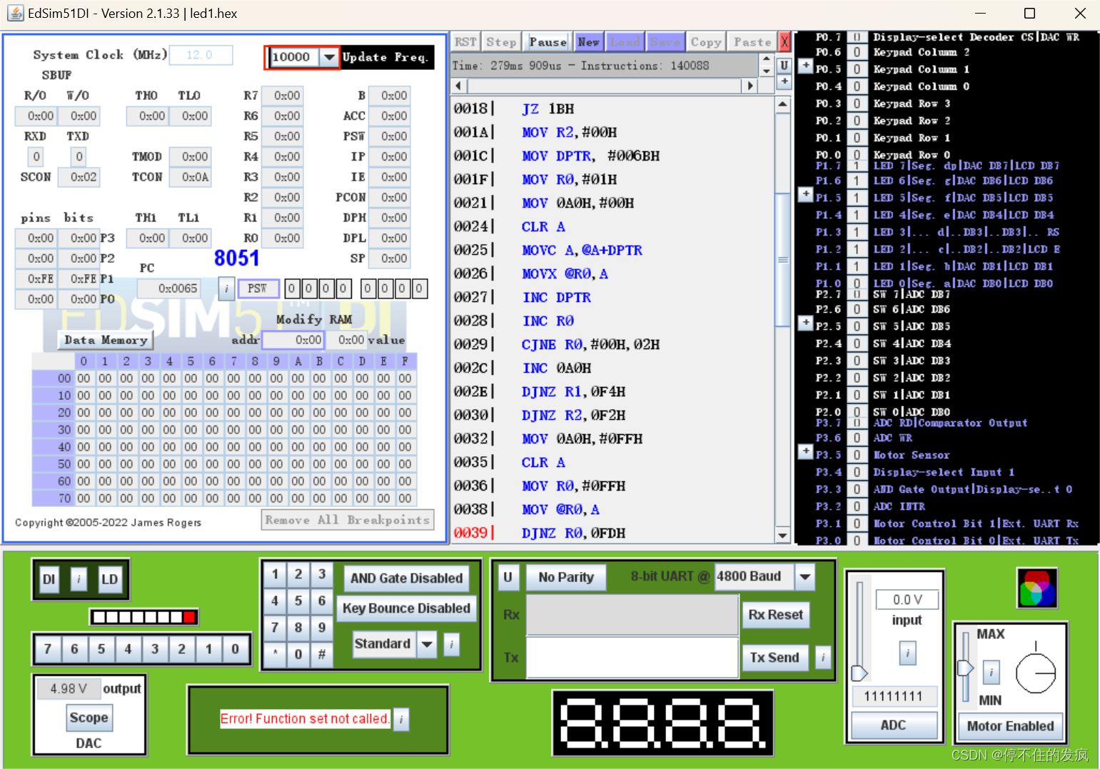 基于SDCC和Edsim51的代码仿真_runsdcc-CSDN博客