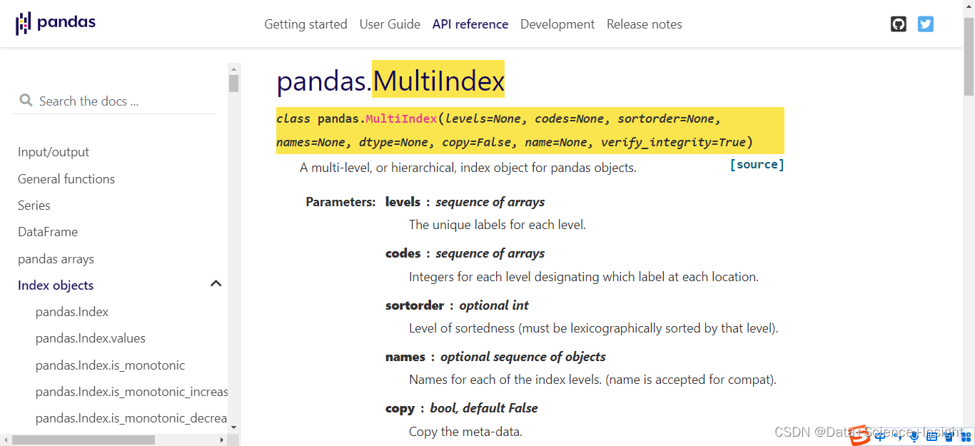 Pandas创建复合索引dataframe仿真数据集实战（create A Multiindex Dataframe）pandas 创建复合