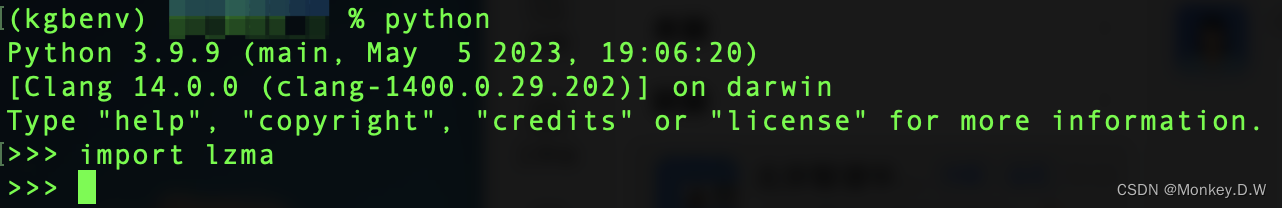 关于【使用pyenv前提下，import lzma提示ModuleNotFound或提示lzma.h缺失】的问题_windows python ...