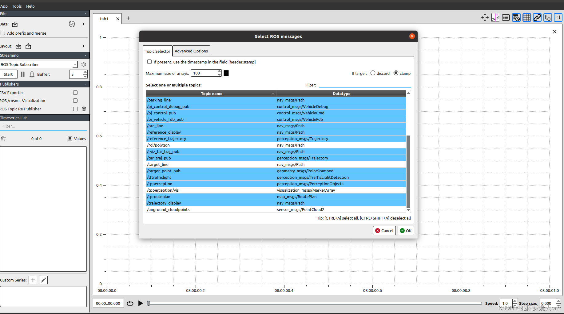 【ROS调试工具】plotjuggler_ros plotjuggler-CSDN博客