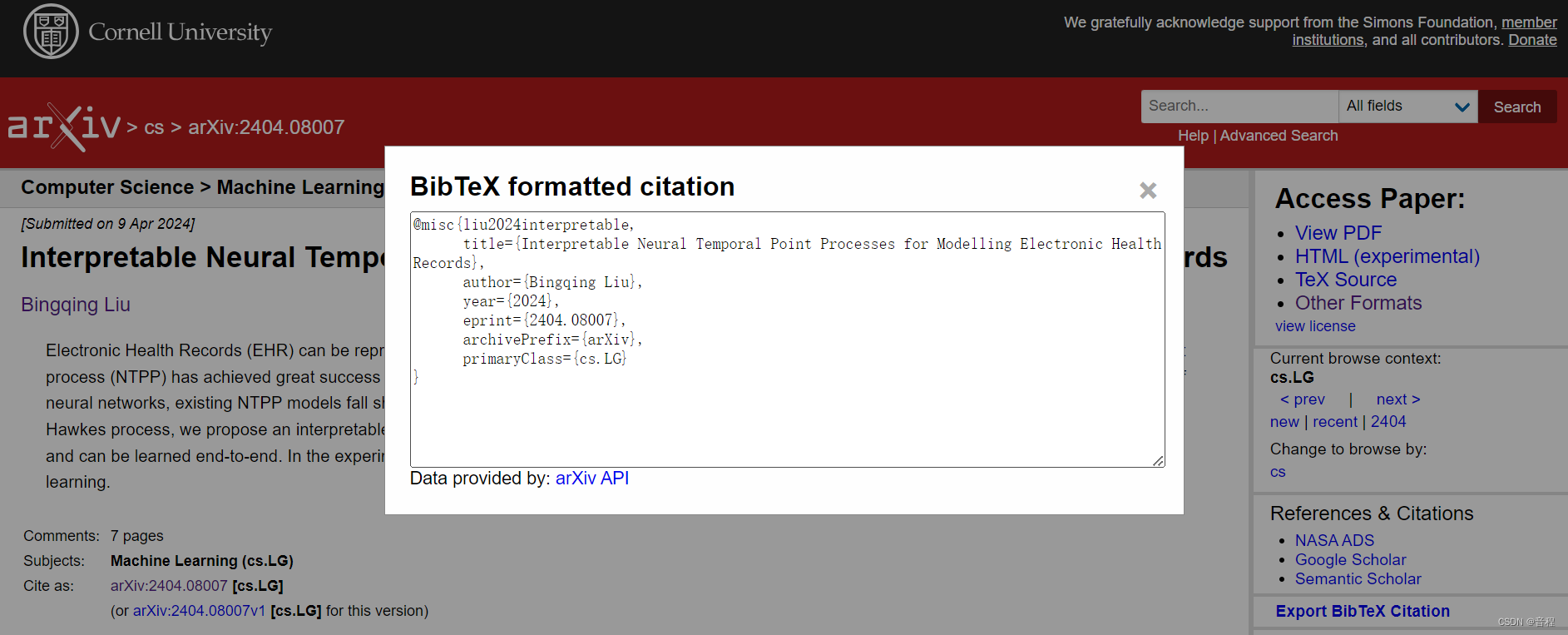 arxiv文章导出的bibtex格式是misc导致latex引用不正确_bibtex misc-CSDN博客