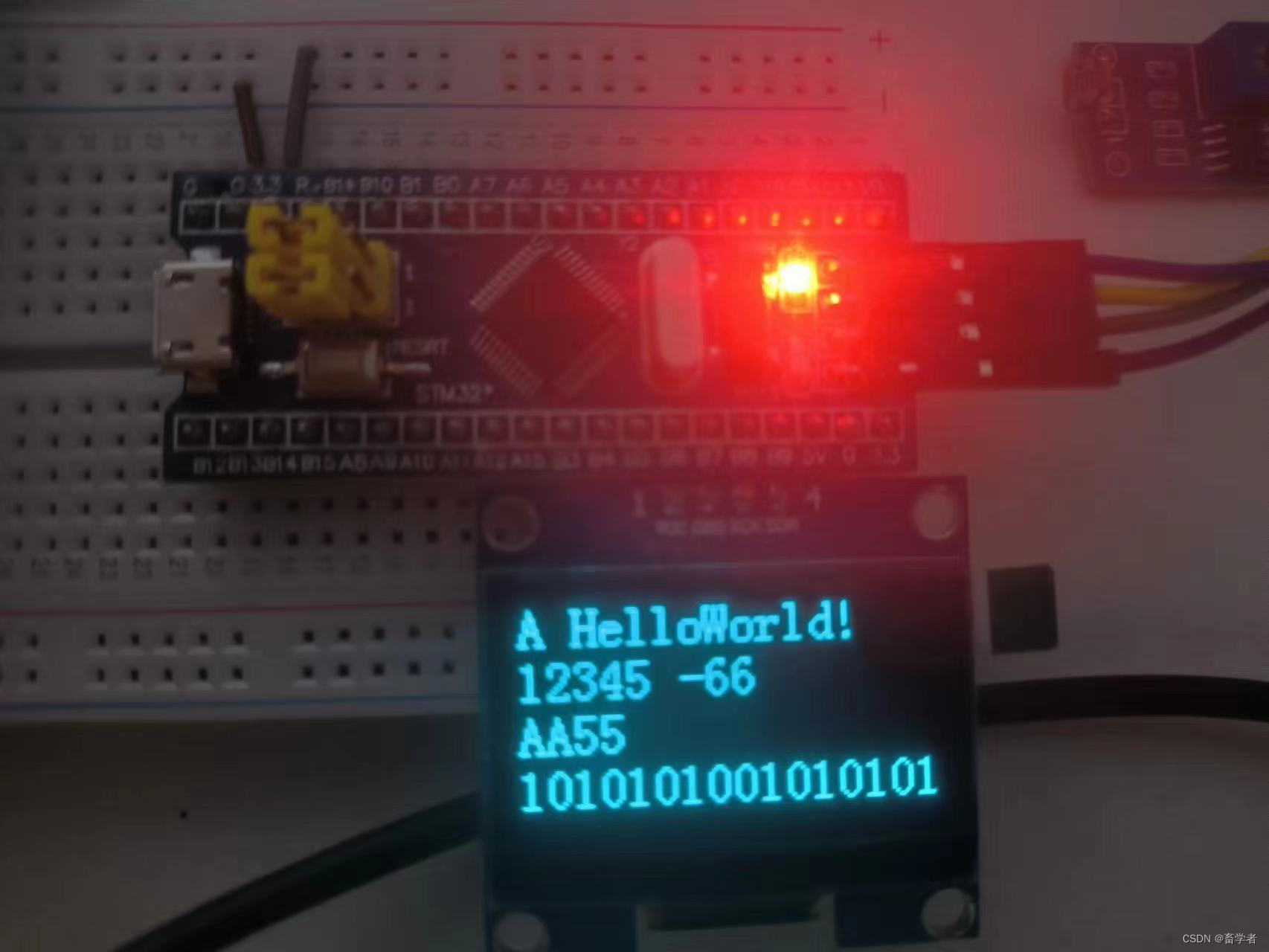 基于stm32f103c8t6 13寸oled屏幕显示驱动 I2c(江科大程序修改)stm32f103c8t6 Oled驱动程序移植 Csdn博客 3193