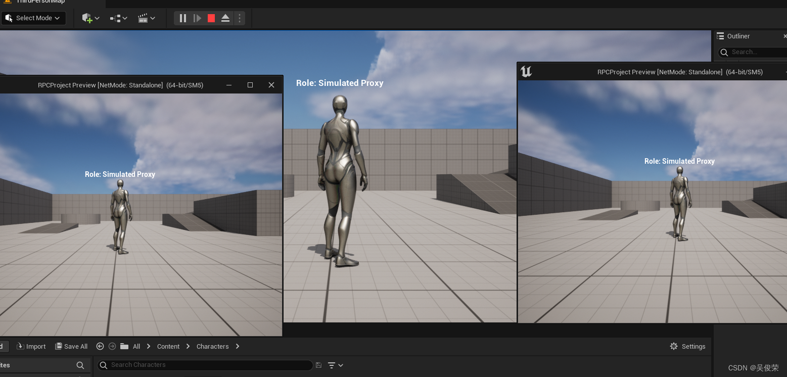 UE5——网络——几种网络模式_ue5 dedicated server-CSDN博客