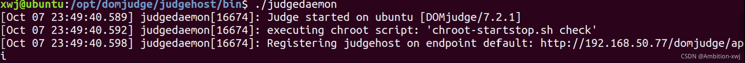 ACM中domjudge——judgehost评测机的安装与启动_acm评测机-CSDN博客