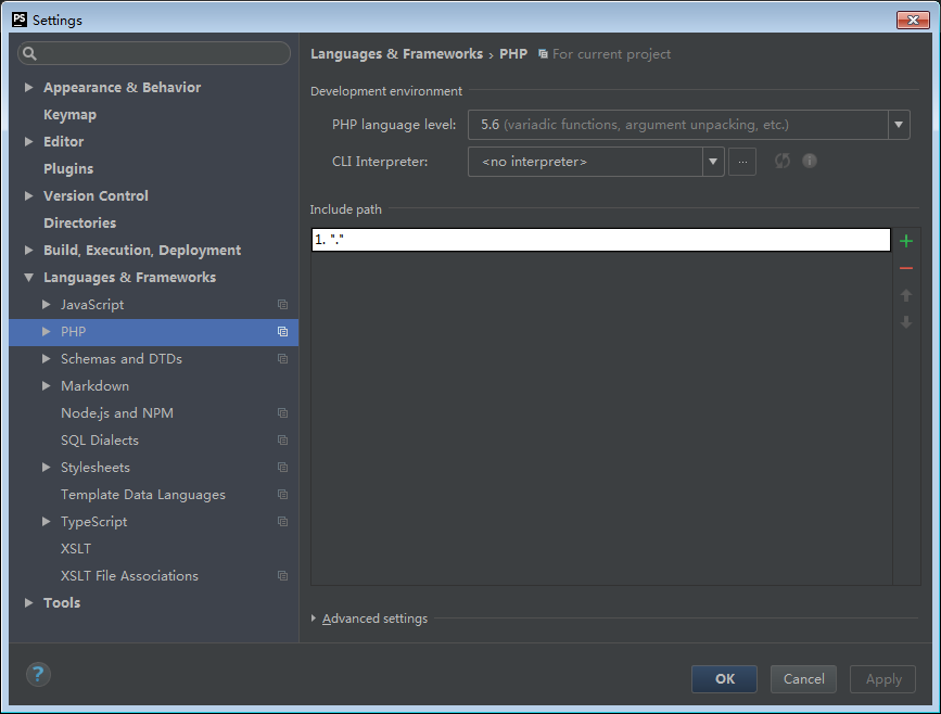 PhpStorm和WAMP配置调试参数，问题描述Error. Interpreter is not specified or invalid. Press “Fix” to edit your ...