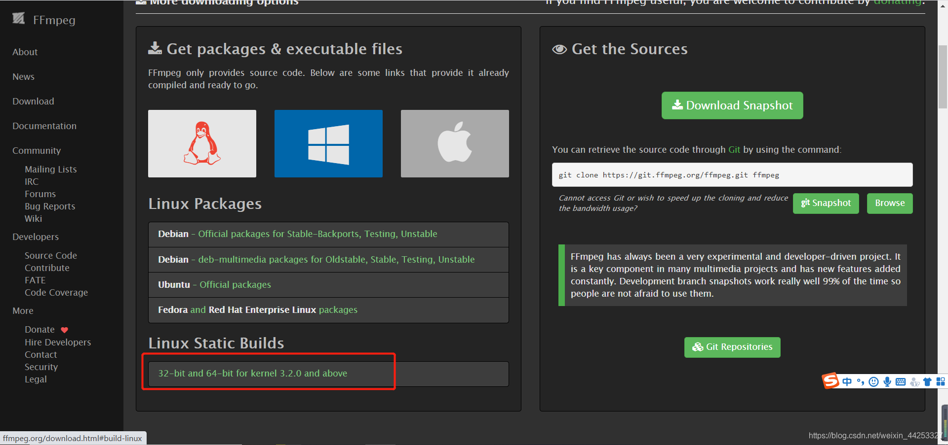 搭建RTMP+NGINX+FFMPEG服务器【附带常见问题解决方案】_xz: ffmpeg-git-amd64-static.tar.xz: file format no-CSDN博客
