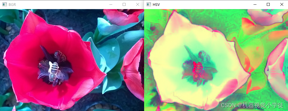 【OpenCV-Python】9.OpenCV的色彩空间变换_使用cv2.cvtcolor进行图像的颜色空间之间的转换,包括bgr变换rgb、 bgr变换hsv、-CSDN博客