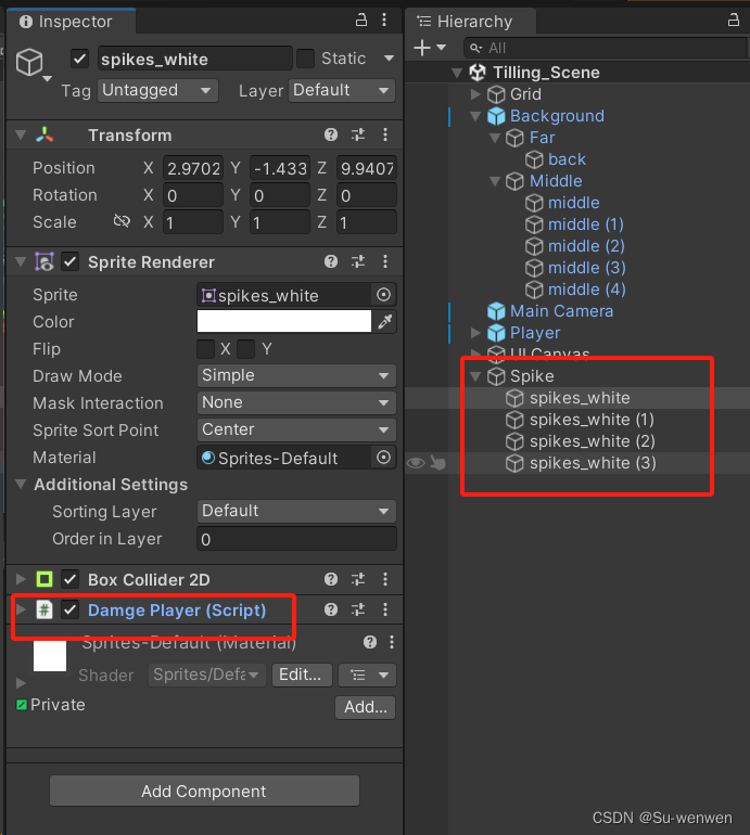 Unity2D 角色生命系统及UI控制脚本编写之四（学习自用）_unity2d 控制ui生成-CSDN博客
