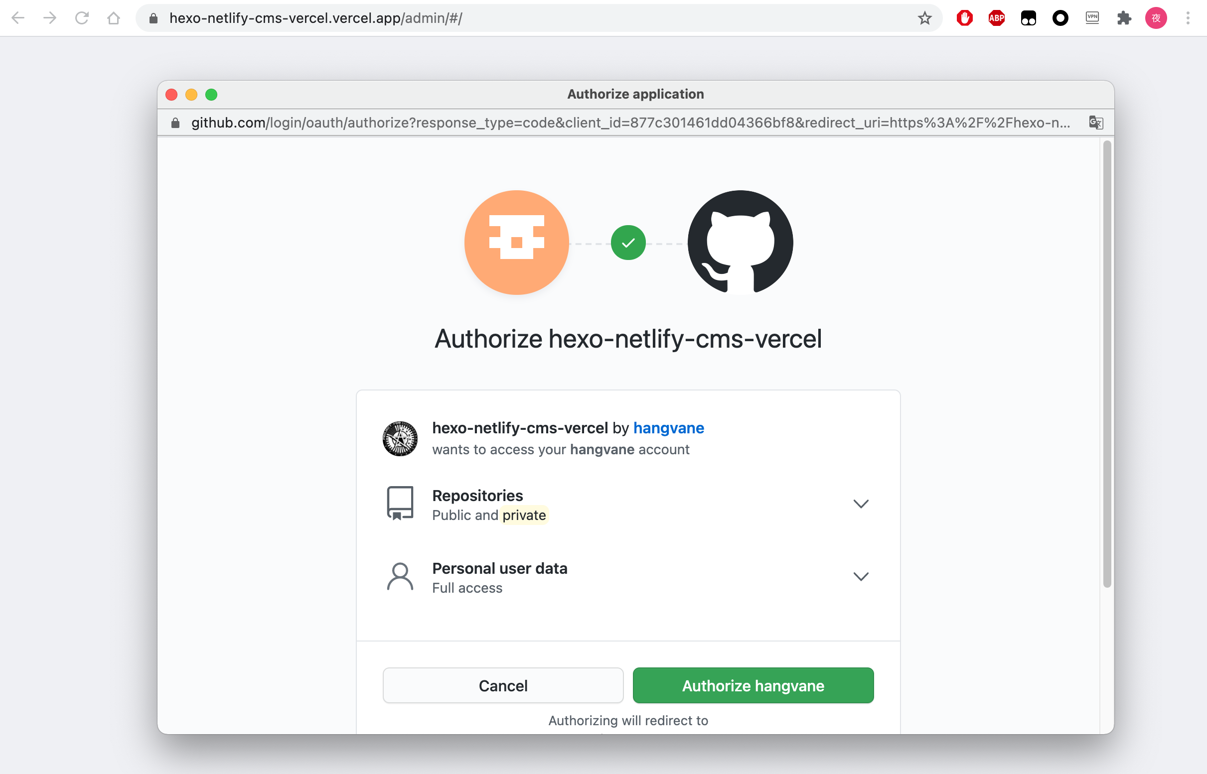 【经验】静态博客部署 Hexo + Netlify-CMS + Vercel （在线构建）_netlifycms-CSDN博客