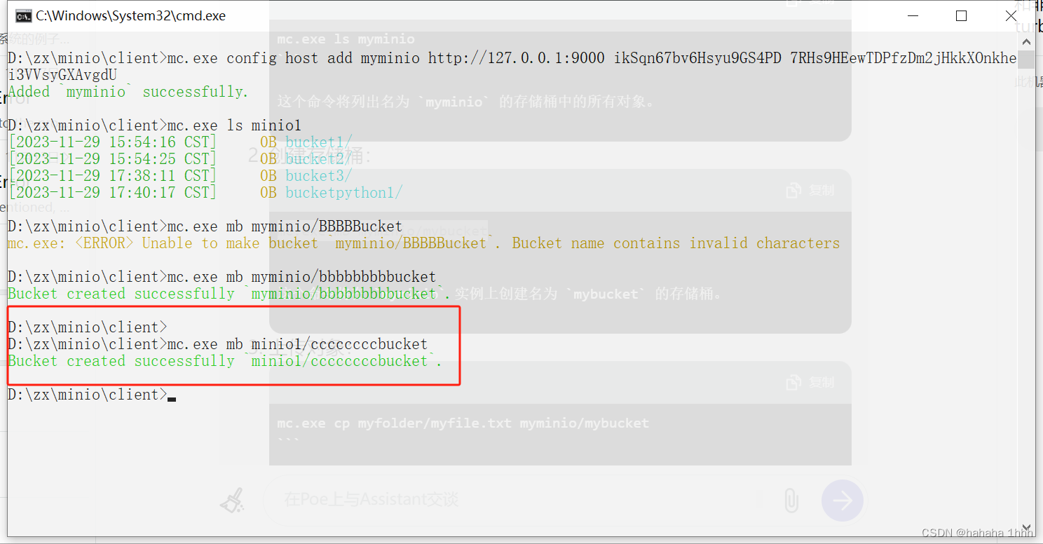 minio minio.exe 和 mc.exe的使用-CSDN博客