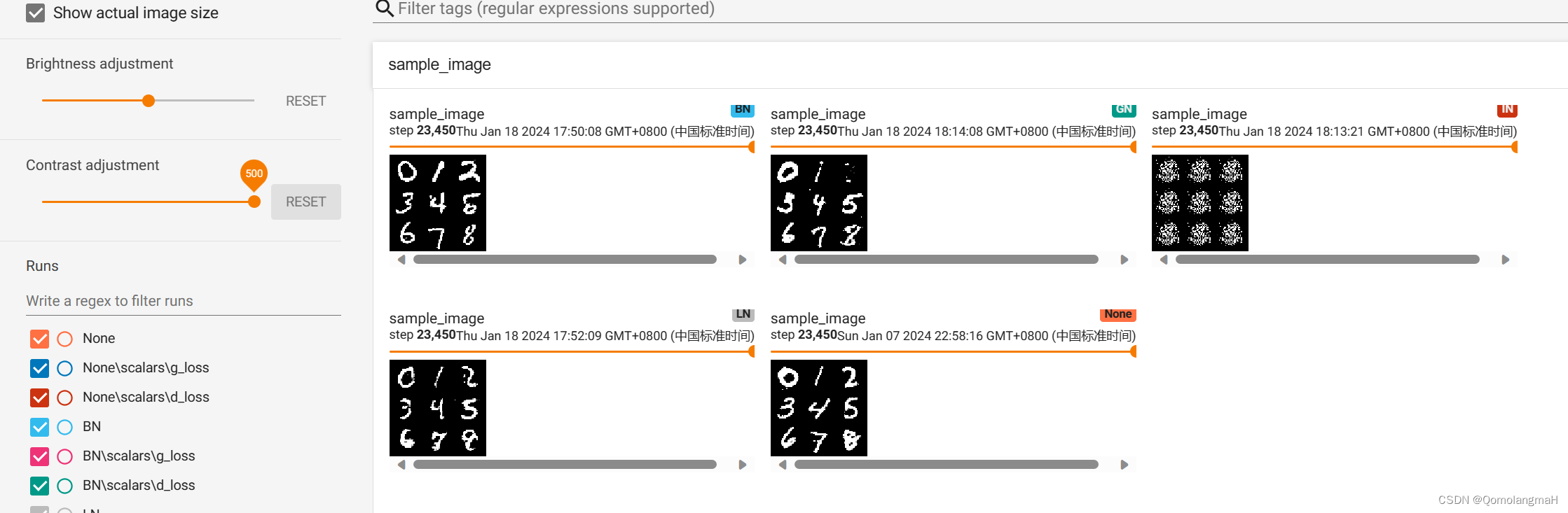 【深度学习实验】TensorBoard使用教程【SCALARS、IMAGES、TIME SERIES】_tensorboard scalars-CSDN博客