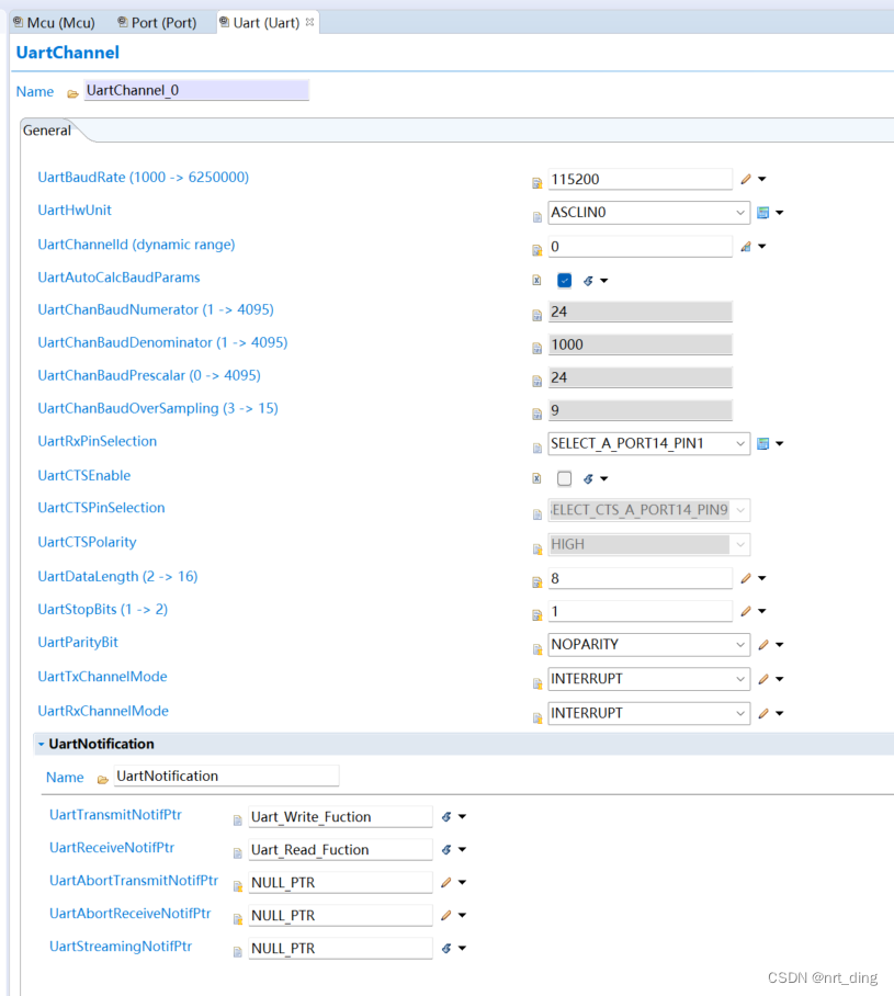 TC397 使用 EB 配置 串口UART_tc397 uart-CSDN博客