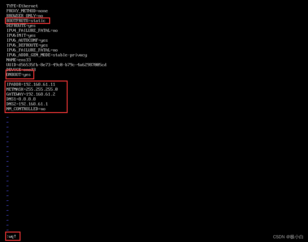 超详细CentOS7 NAT模式（无图形化界面即最小安装）网络配置_centos不安装图形界面-CSDN博客