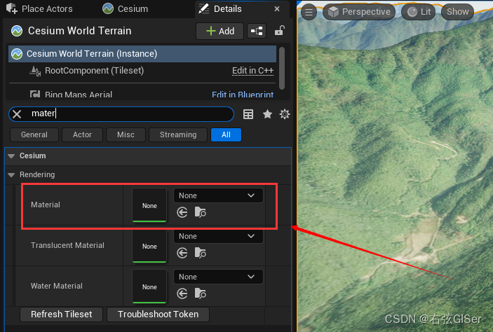 CesiumForUnreal实现多边形裁剪3dTileset效果_cesium for unreal区域绘制-CSDN博客