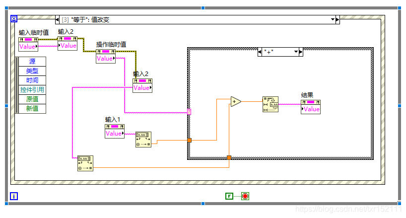 Labview学习笔记——简易入门and初级实战项目（计算器）labview计算器 Csdn博客