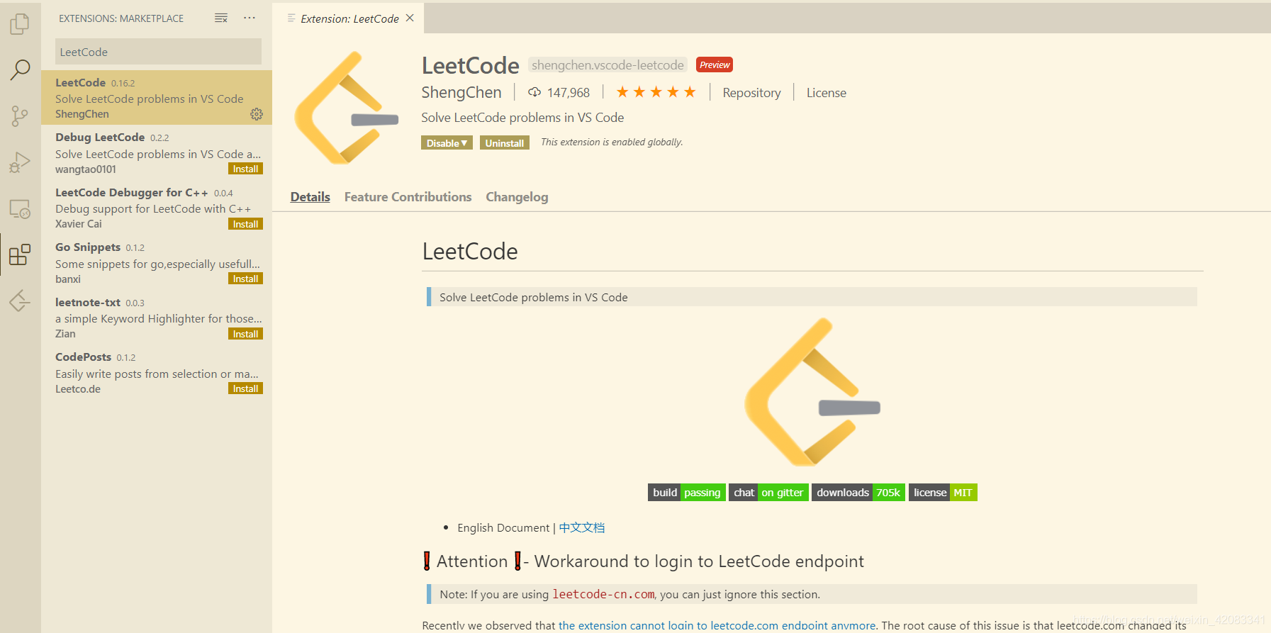 【VS Code】安装LeetCode_mac下载leetcode插件-CSDN博客