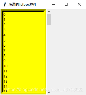 tkinter-listbox详解_tkinter listbox-CSDN博客