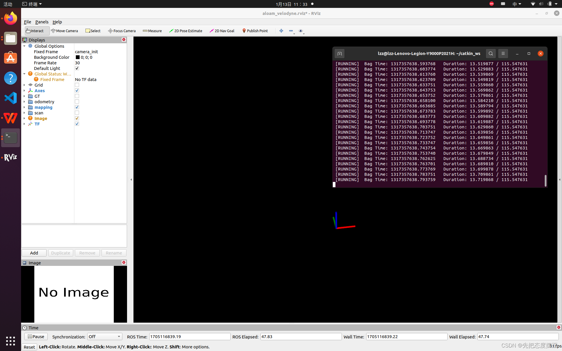 在kitti数据集上运行A-LOAM进行SLAM建图_aloam运行kitti-CSDN博客