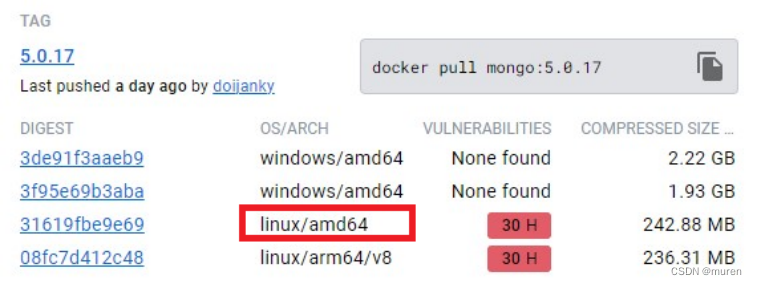 Deepin用docker安装Mongodb_deepin mongo-CSDN博客