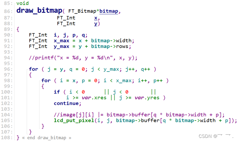 framebuffer应用编程及文字显示（2）_framebuffer显示文字-CSDN博客