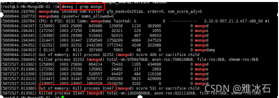 mongod_shard2.service: main process exited, code=killed, status=9/KILL-CSDN博客